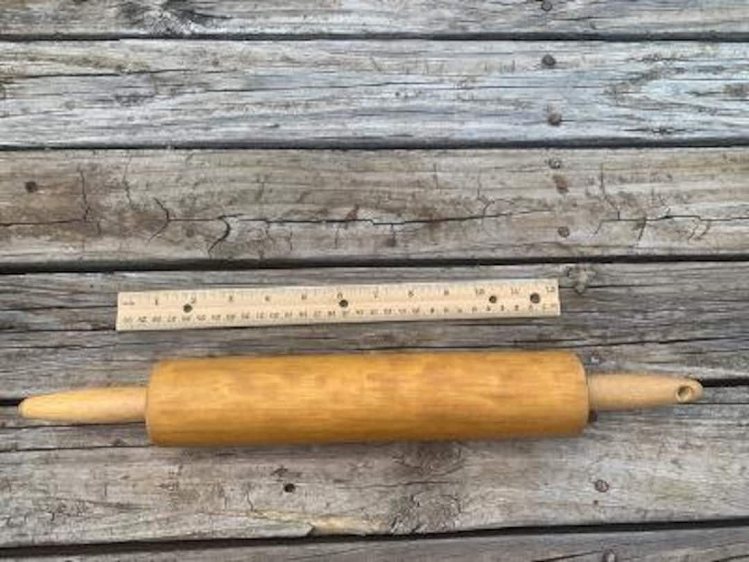 Vintage Wood Rolling Pin - Etsy