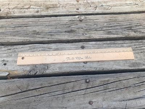 Vintage Wood Flexible Office Ruler - Etsy
