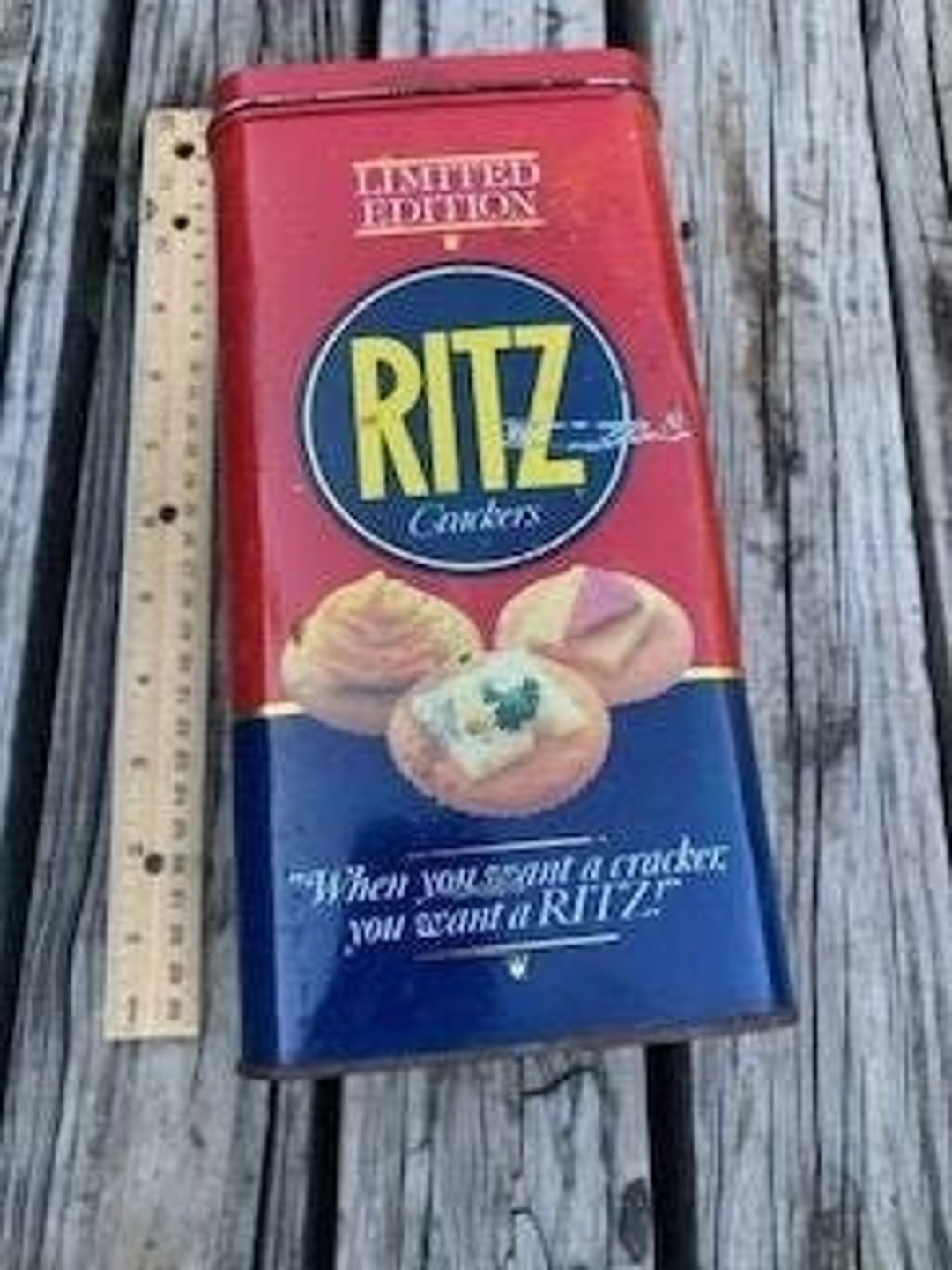 Vintage Ritz Crackers Limited Edition Tin (empty) - Etsy