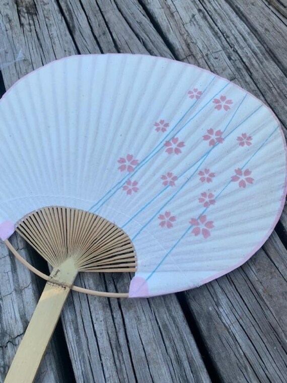 Set of 2 Vintage Hand Fans - Gem