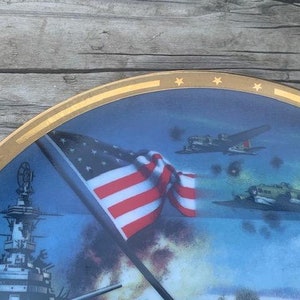 50th Anniversary World War II Commemorative Plate, Hamilton Collection ...