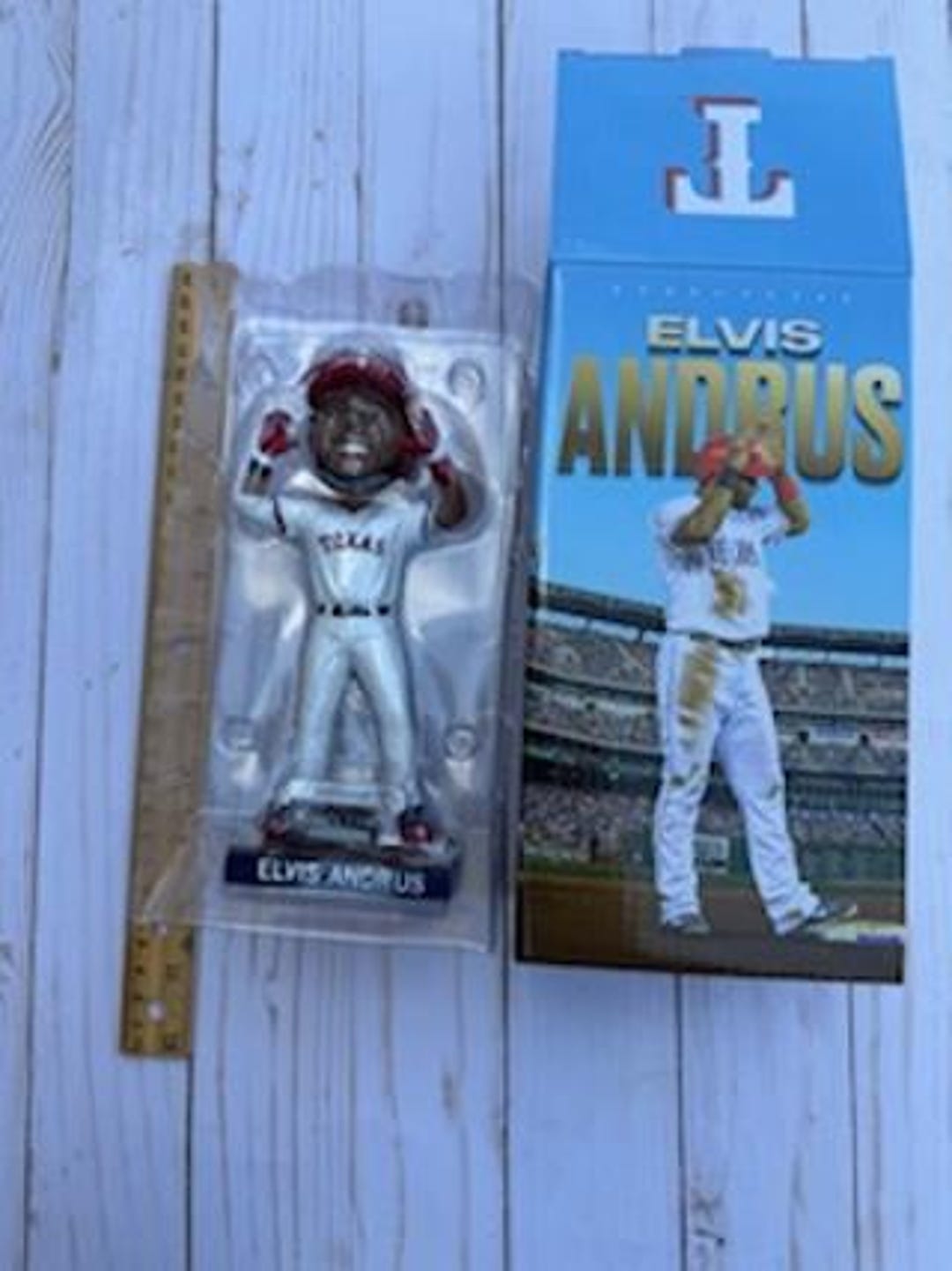Elvis Andrus Texas Rangers Hall of Fame Retirement Bobblehead - Etsy