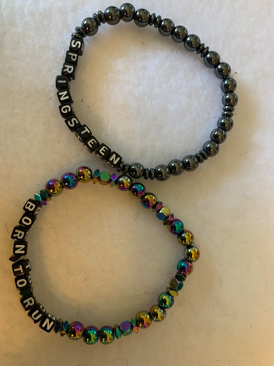 Springsteen - Born to Run Stretchy Stacking Bracelets - Etsy