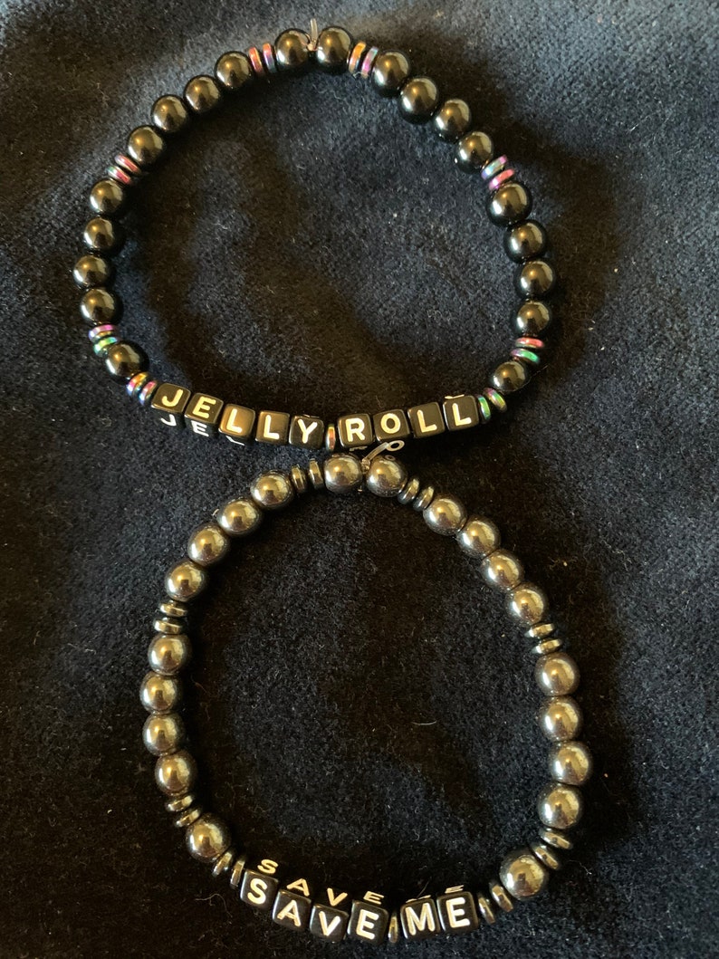 Jelly Roll - Save Me Stretchy Stacking Bracelet - Etsy