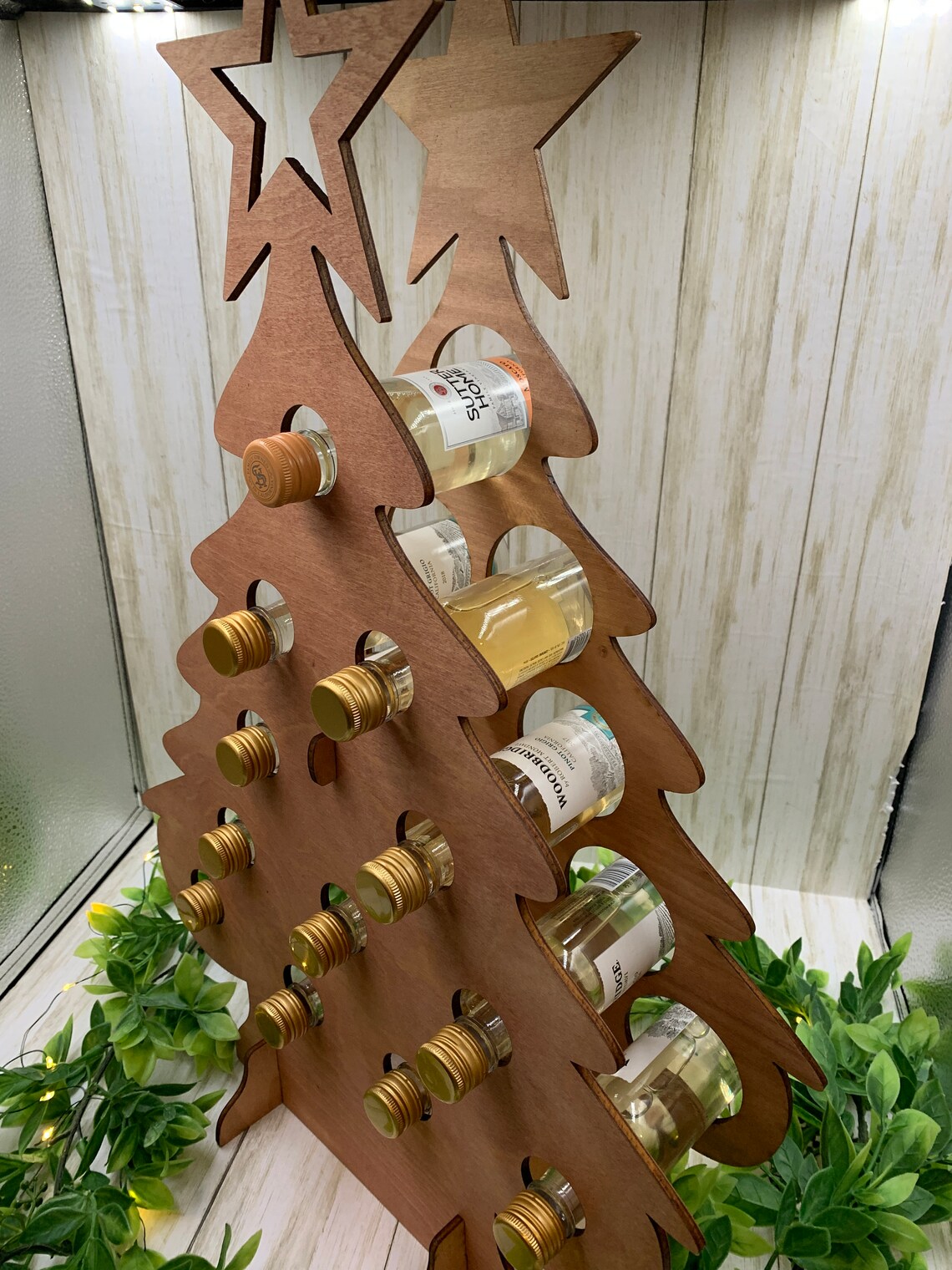2-in-1 Wine & Beer Christmas Tree Fits 12 Bottles | Etsy