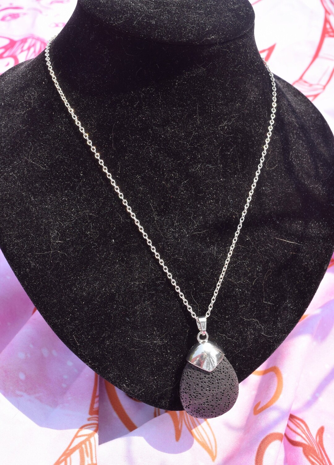 Lava Stone Pendant - Etsy