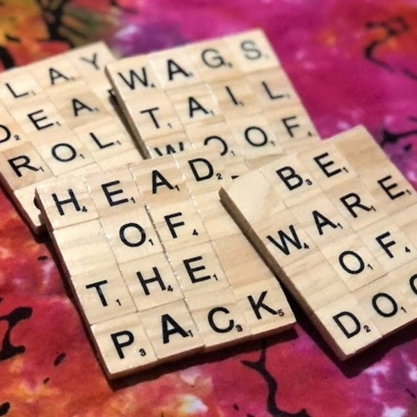 Scrabble Coaster - Etsy