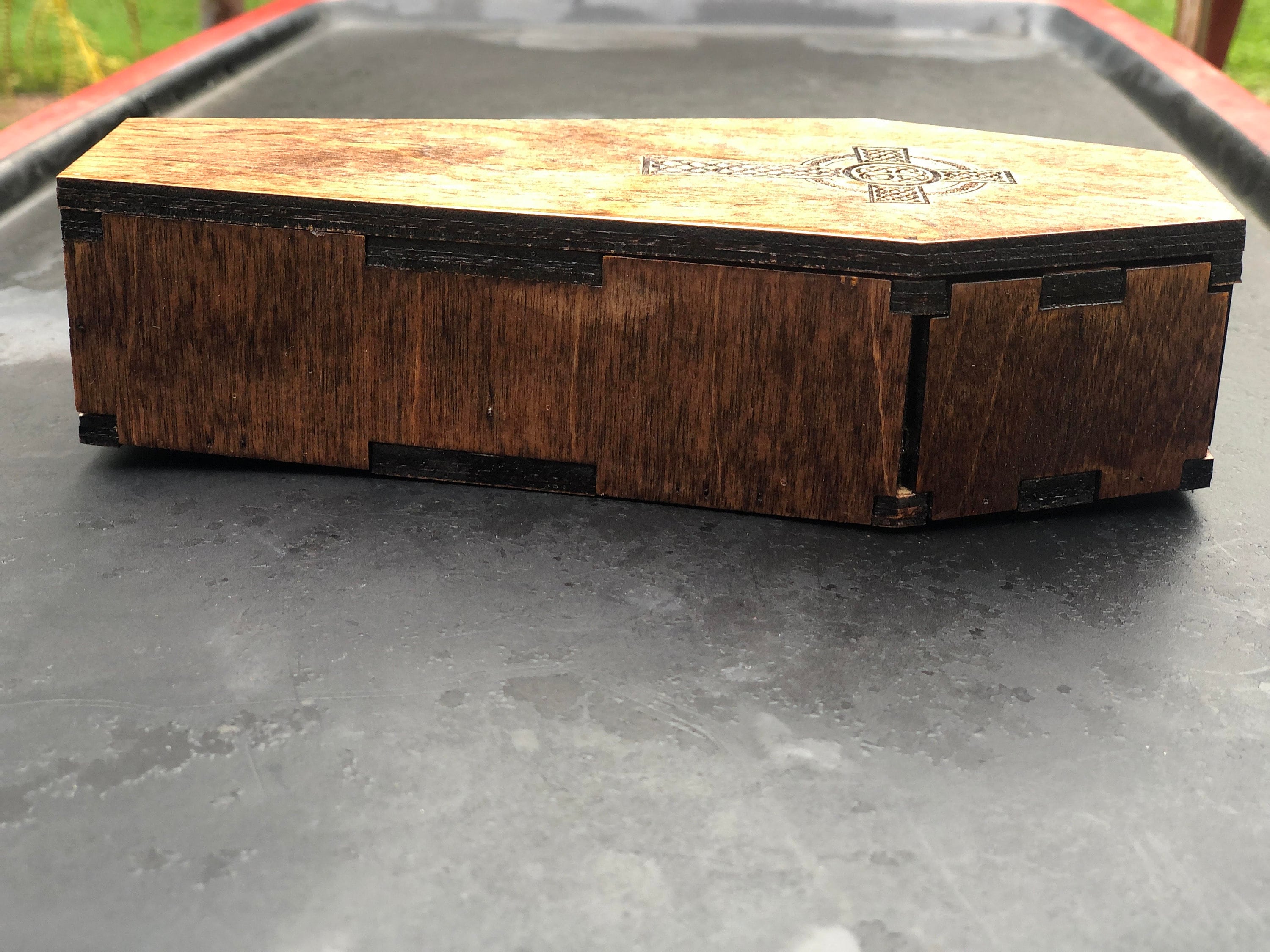 Coffin-shaped Trinket Box With Press-on Lid SVG File BUNDLE - Etsy