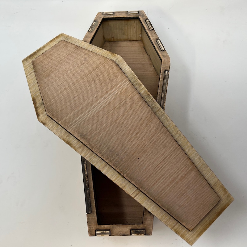 Halloween Coffin Box - Etsy