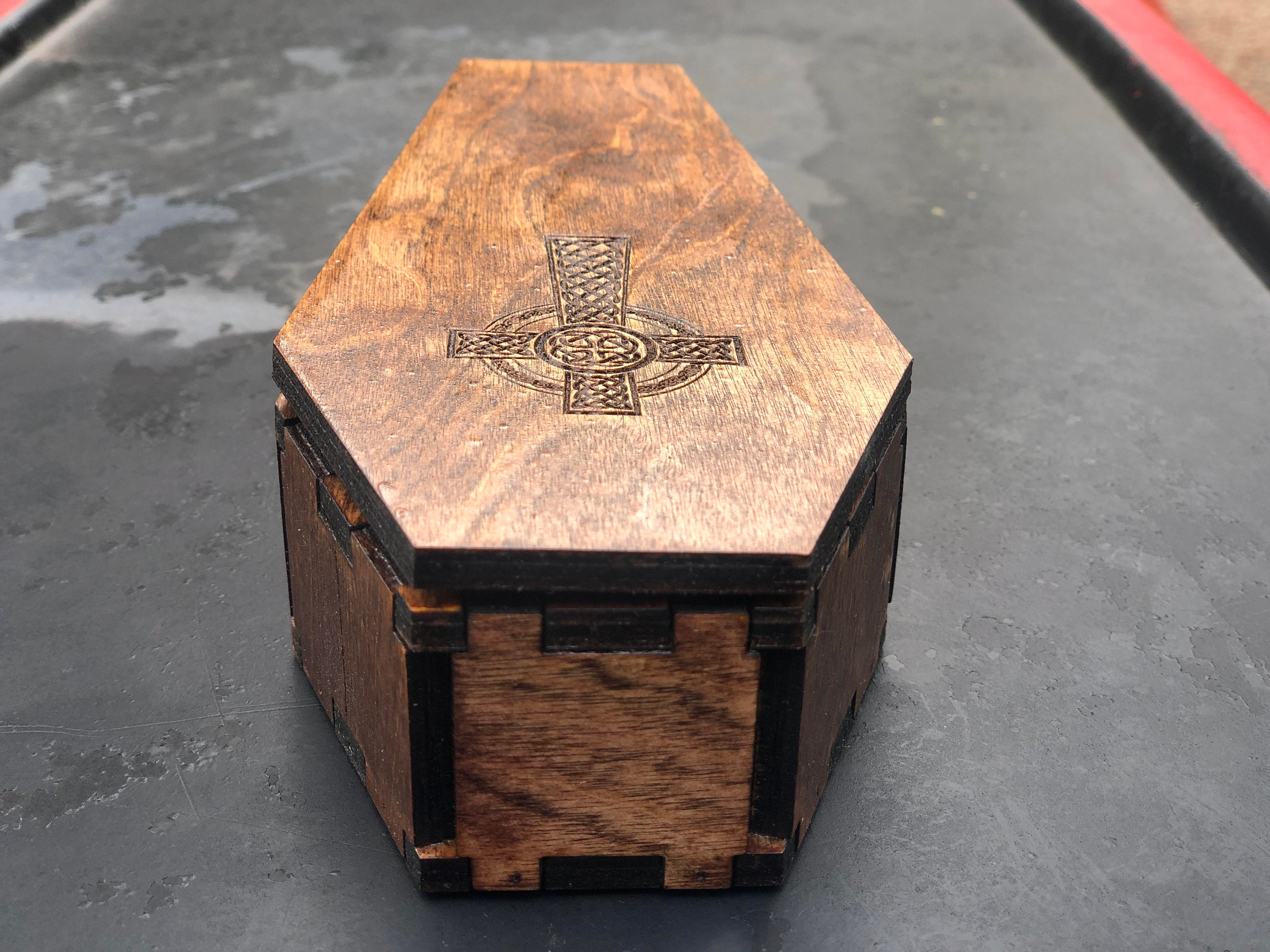 Coffin-shaped Trinket Box With Press-on Lid SVG File BUNDLE - Etsy