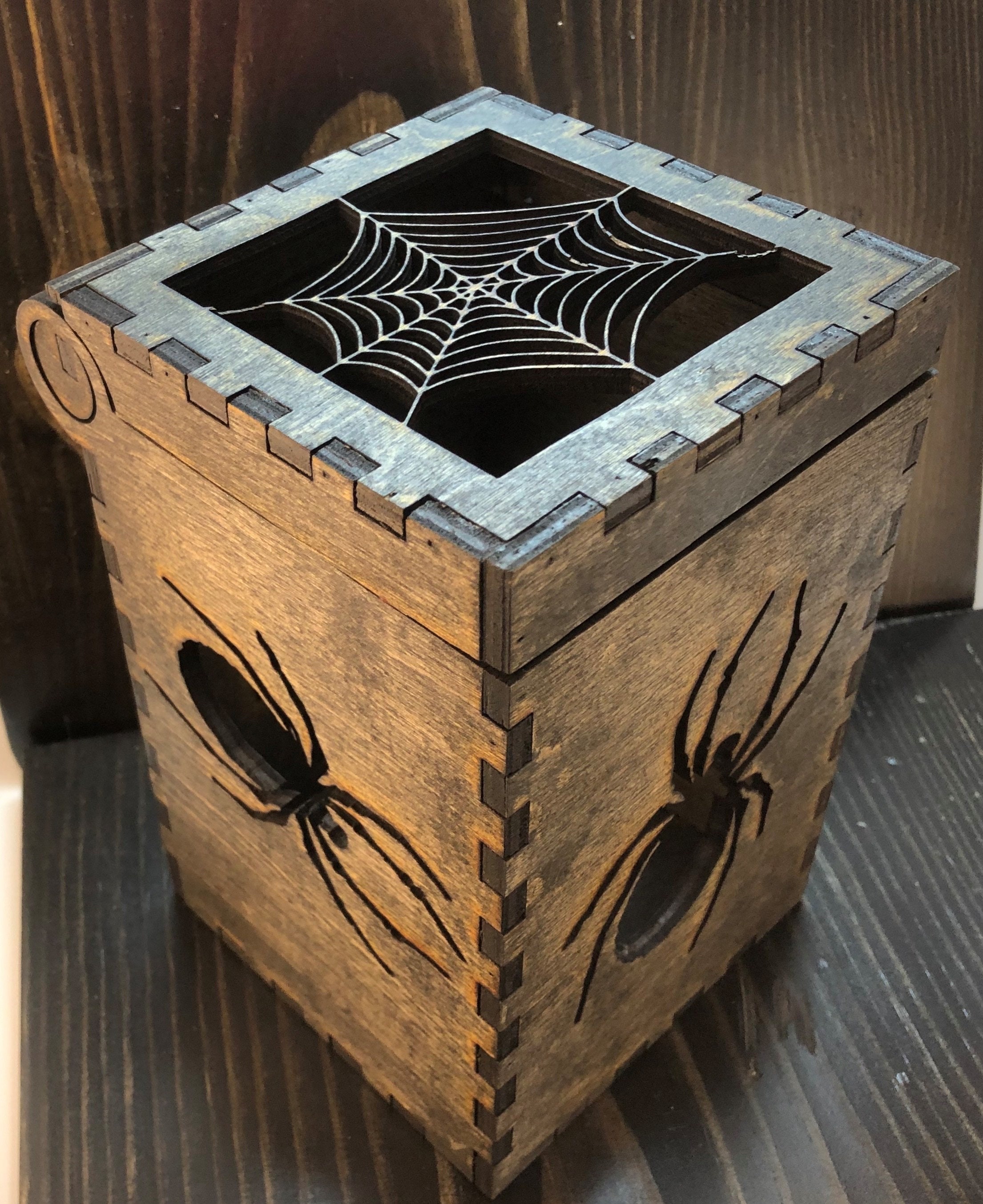 Spider Lantern SVG File for Glowforge or K40 - Etsy
