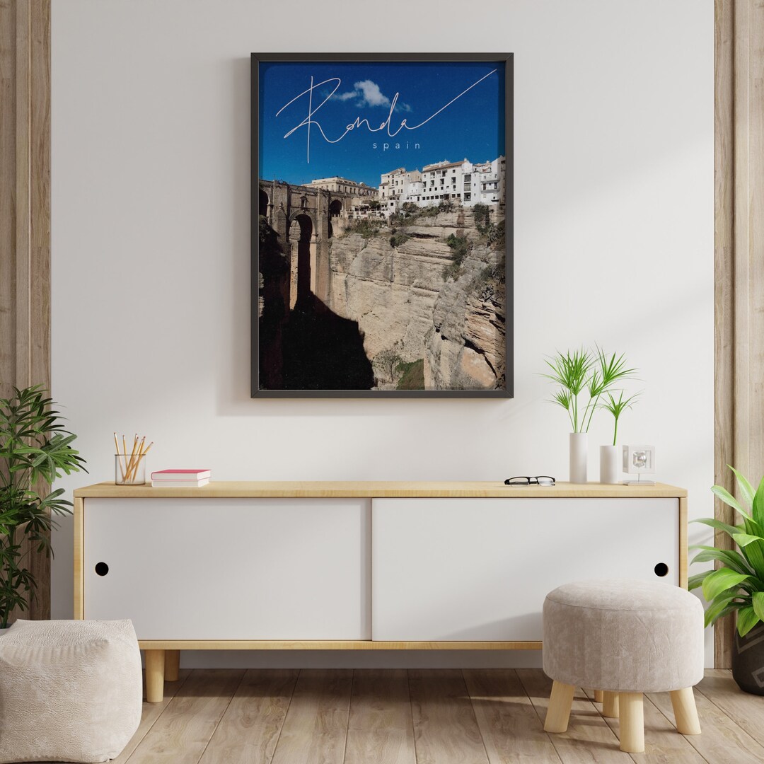 Ronda Spain Bridge Travel Print - Etsy