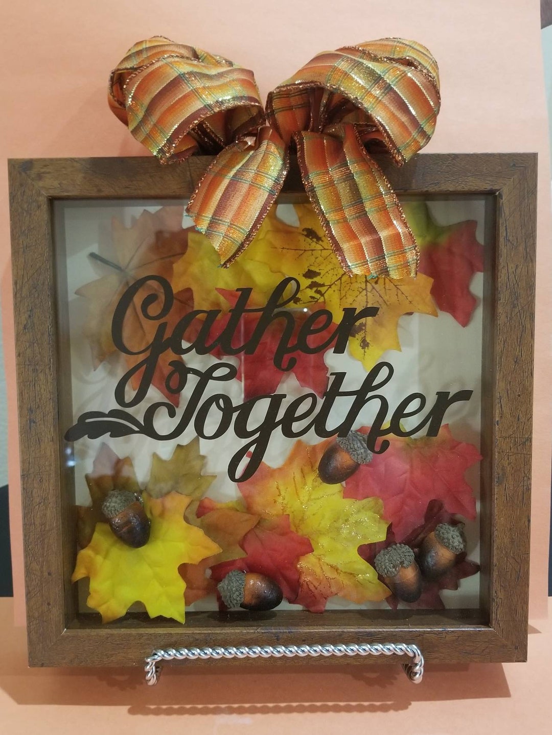 Fall Thanksgiving Shadow Box Gather Together - Etsy