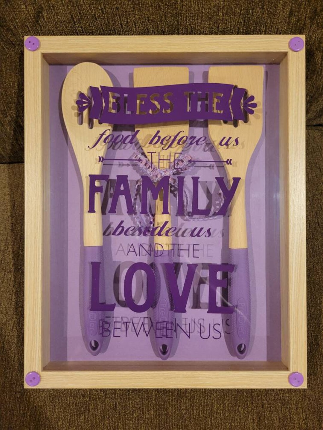 Family Home Kitchen Shadow Box Decor - Etsy