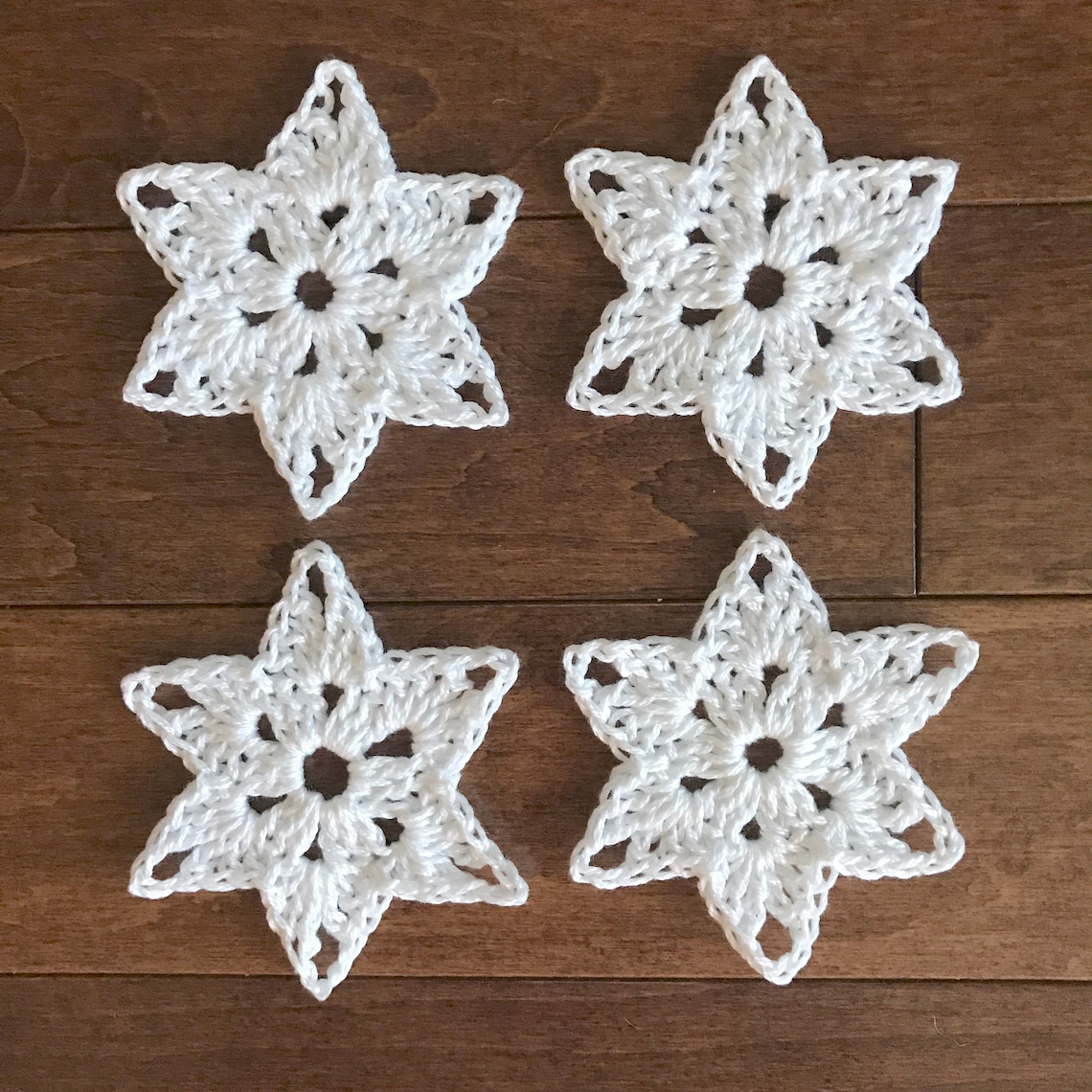 Crochet Pattern: Six Pointed Star Ornament - Etsy