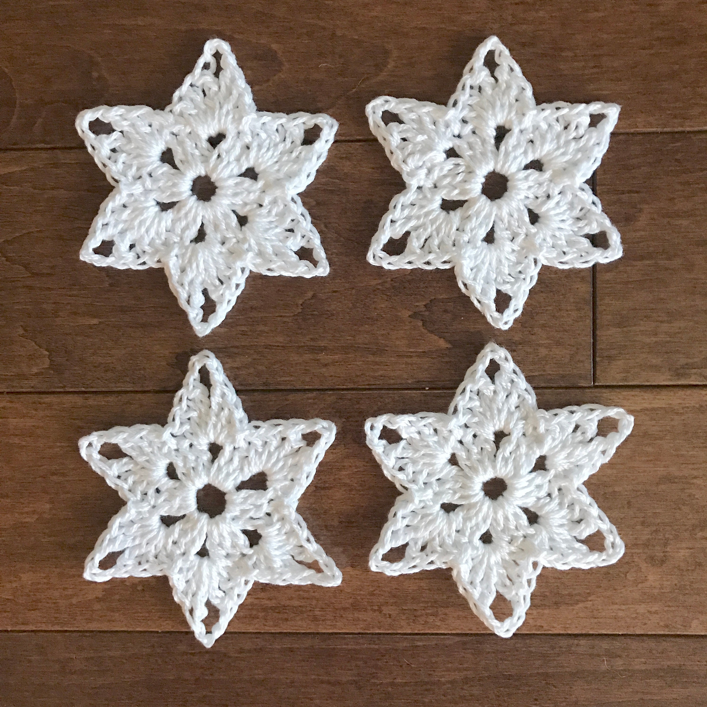 Crochet Pattern: Six Pointed Star Ornament - Etsy
