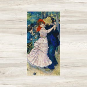 Cross Stitch Pattern: Dance at Bougival Renoir Art Famous Painting PDF Instant Download - Etsy