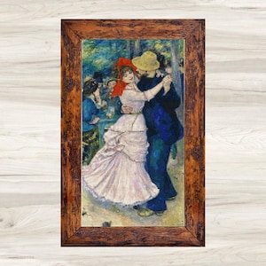 Cross Stitch Pattern: Dance at Bougival Renoir Art Famous Painting PDF Instant Download - Etsy
