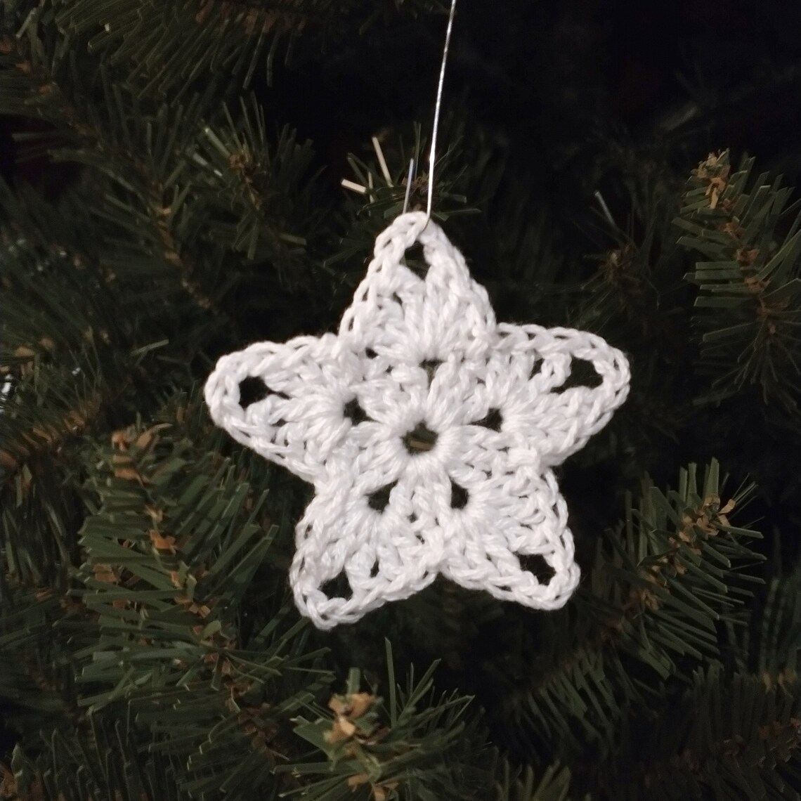 Crochet Pattern: Star Ornament - Etsy