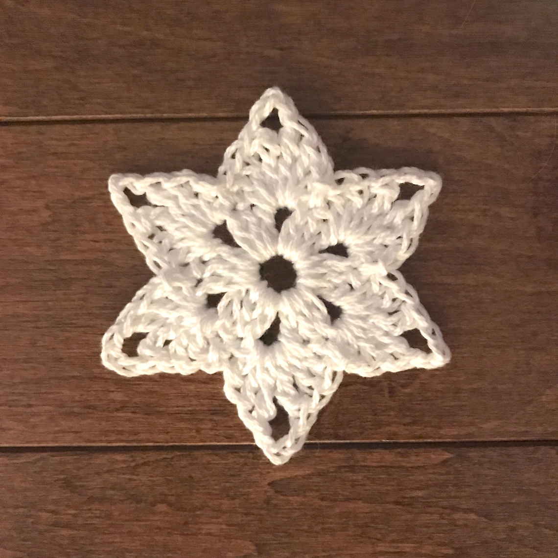 Crochet Pattern: Six Pointed Star Ornament - Etsy
