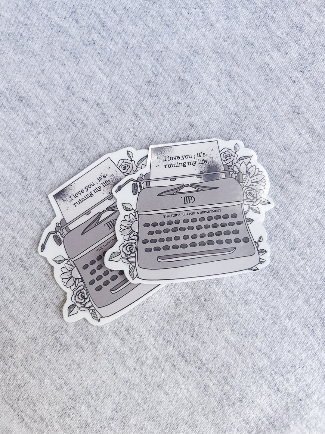 TTPD Typewriter TS Sticker - Etsy