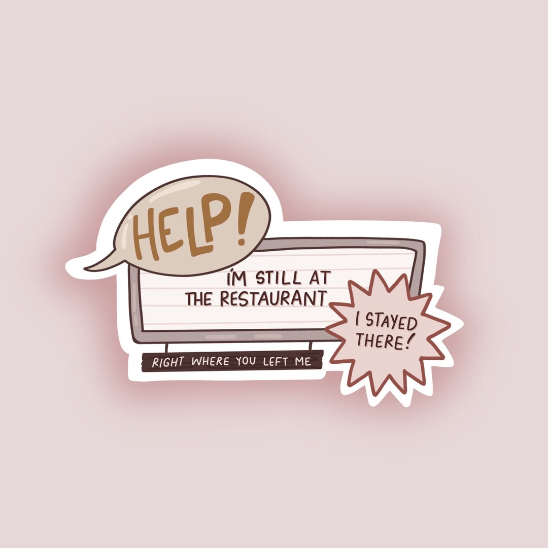 Rwylm Restaurant Sign Sticker - Etsy