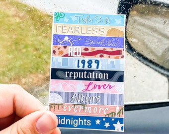 Taylor Sticker Eras Tour Cities Taylors Version Swift - Etsy