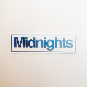 Taylor Swift Midnights Sticker - Etsy