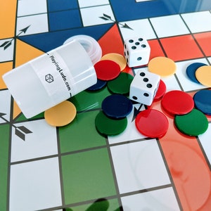 Glass Top Ludo Board Game: 15x15 Inch Pachisi - Etsy