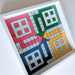 Handcrafted Ludo Game Board: Customizable Family Fun - Etsy