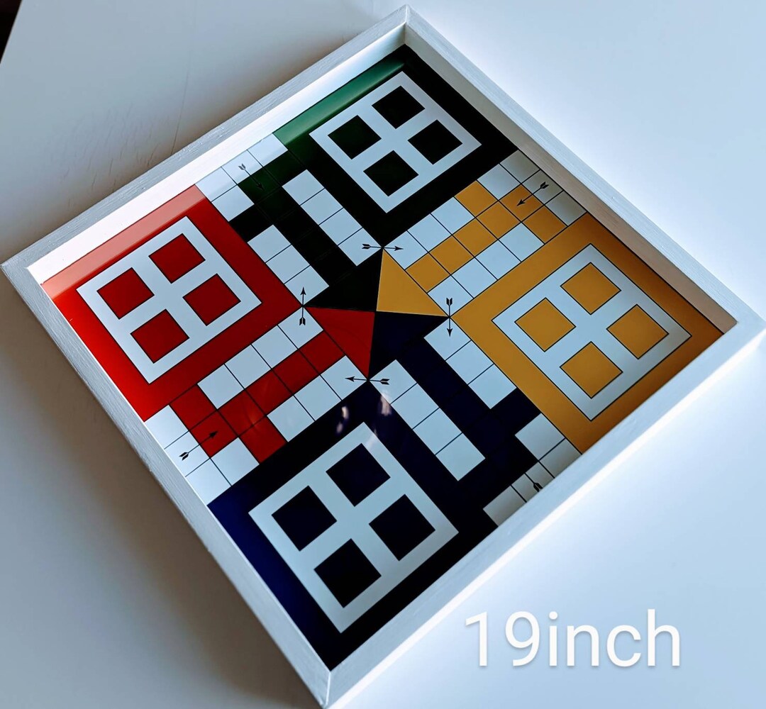 Ludo Game Board Glass Ludo Pachisi Dayakattam Ludi Parcheesi Mensch ...