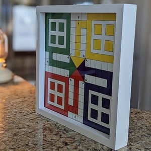 Handcrafted Ludo Game Board: Customizable Family Fun - Etsy
