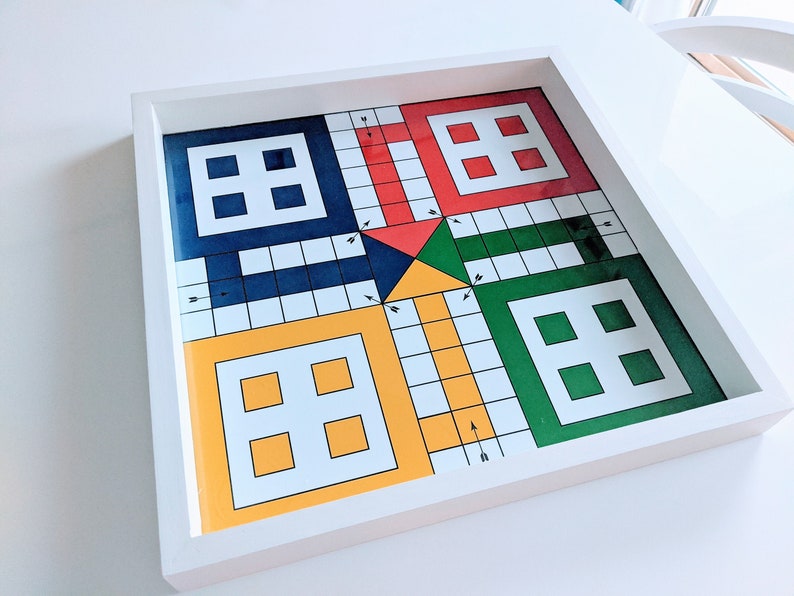 Handcrafted Ludo Game Board: Customizable Family Fun - Etsy