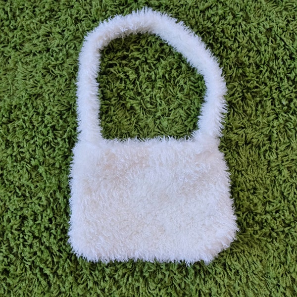 Fuzzy Tote Bag - Etsy