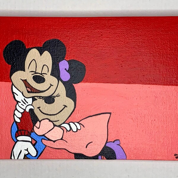 Mickey Mouse Acrylic Painting - Etsy
