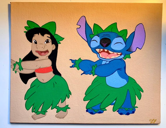 Lilo & Stitch Canvas Panel - Etsy