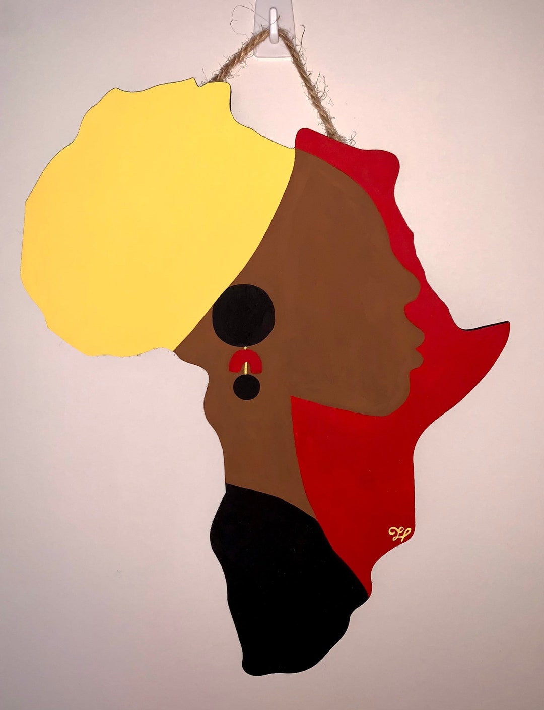 Angolana - Wooden African Plaque - Etsy