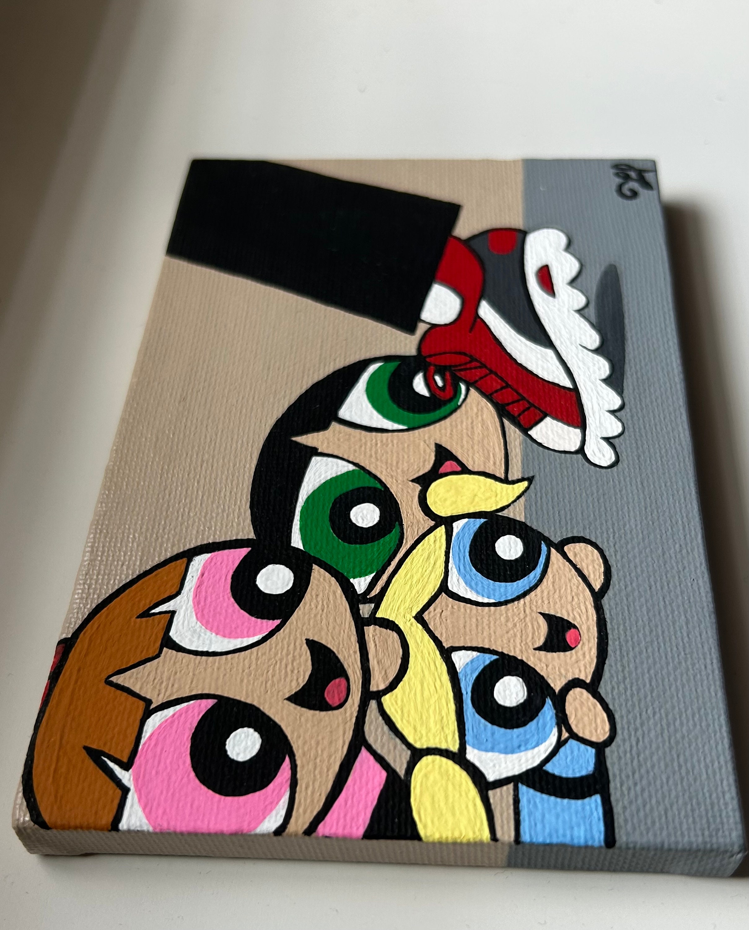 Powerpuff Girls - Mini Canvas Painting - Etsy