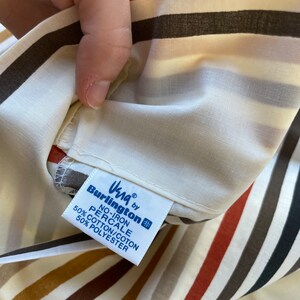 Vintage Vera Burlington Striped Bed Sheet Set, Vintage Vera Neumann ...