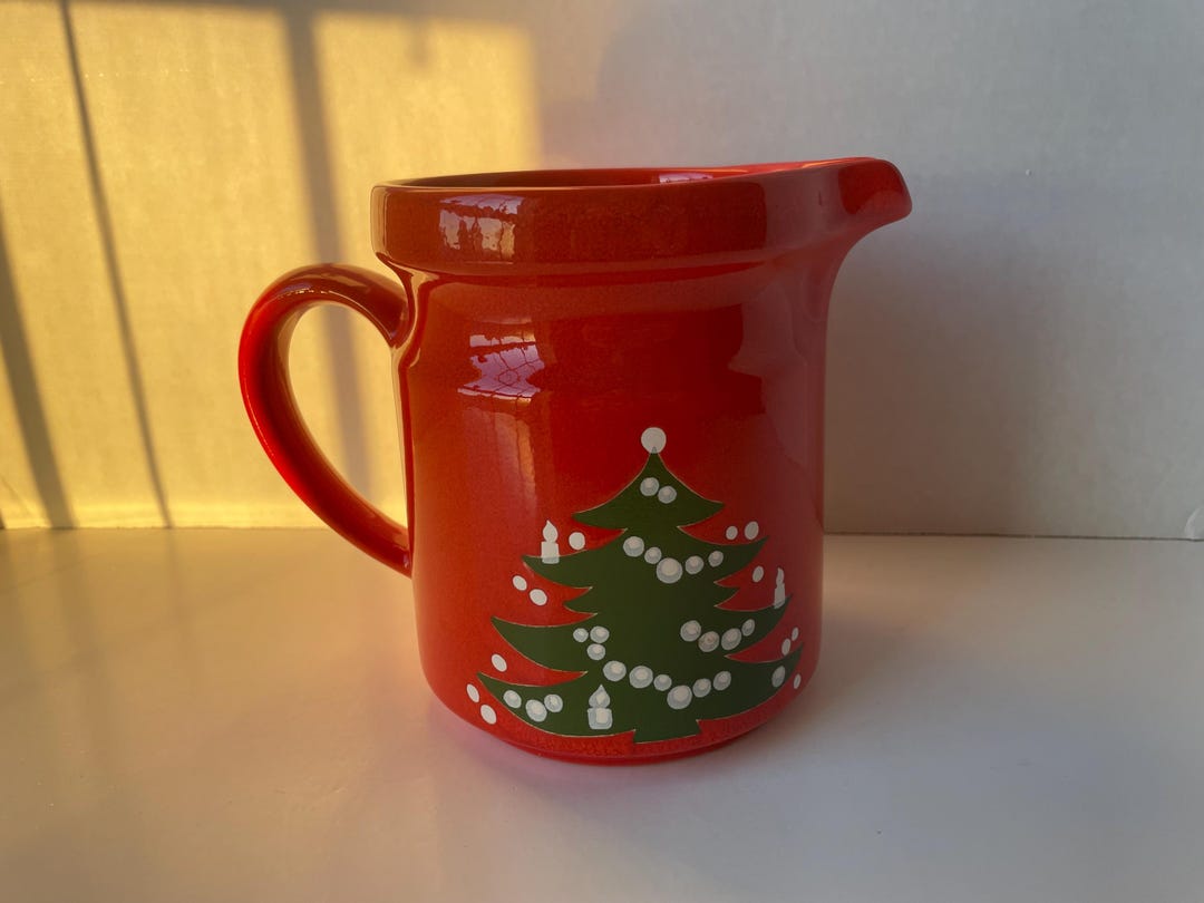 Vintage Waechtersbach Germany Christmas Tree Pitcher, Waechtersbach ...