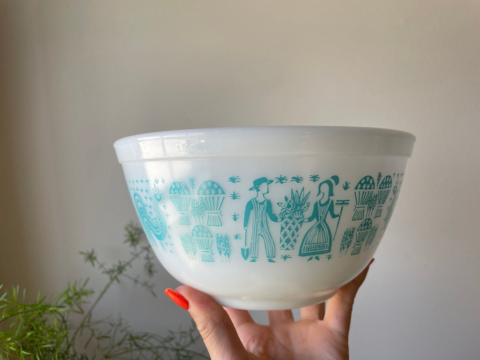 Set of 2 Vintage Pyrex Butterprint Mixing Bowls Vintage Pyrex - Etsy