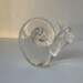 Vintage Glass Snail Figurine, Vintage Snail Glass Paperweight, Glass ...
