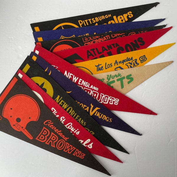 Vintage Felt Pennant - Etsy