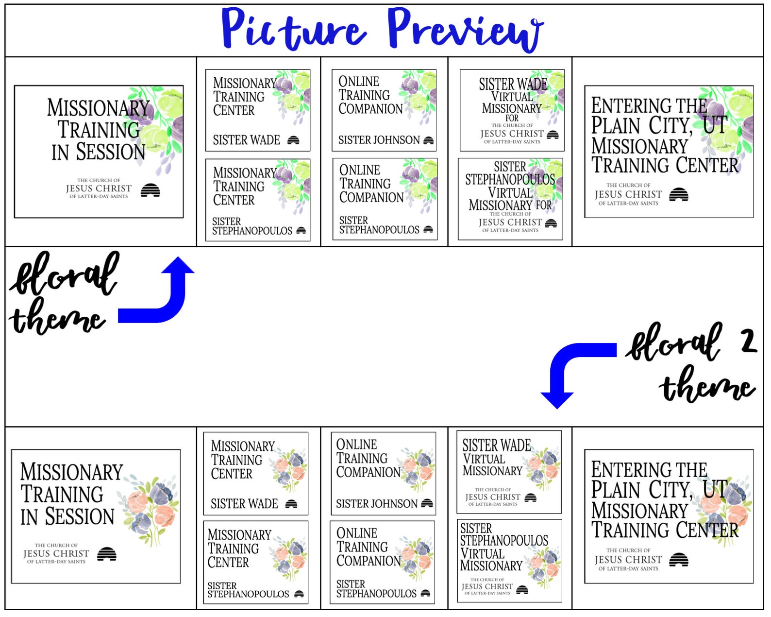 At Home MTC Signs; 40 LDS Missionary Printable Signs - Edit to ...