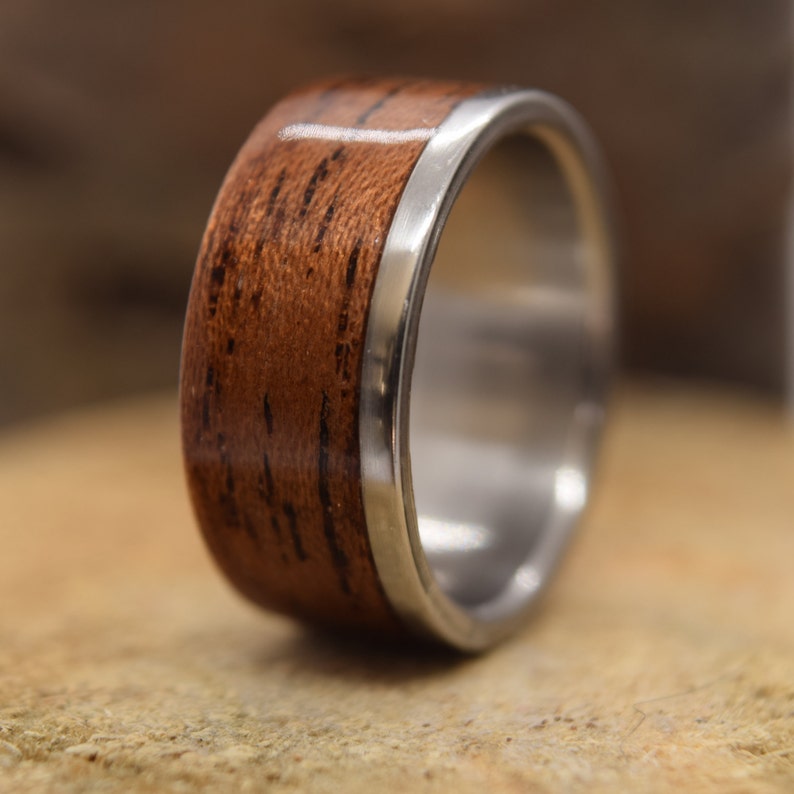 Spanish Cedar Bentwood Ring Wedding Band Engagement Ring - Etsy
