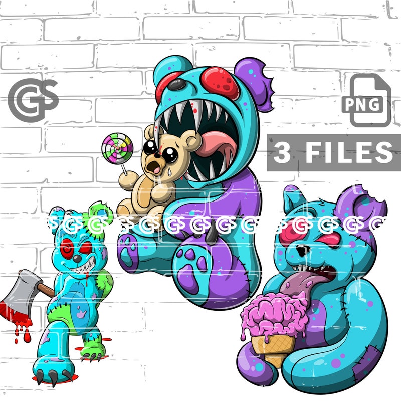 Voodoo Bear Png - Etsy