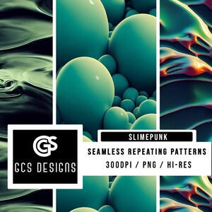 Seamless PNG Slimepunk | Seamless Pattern Repeating Design File ...