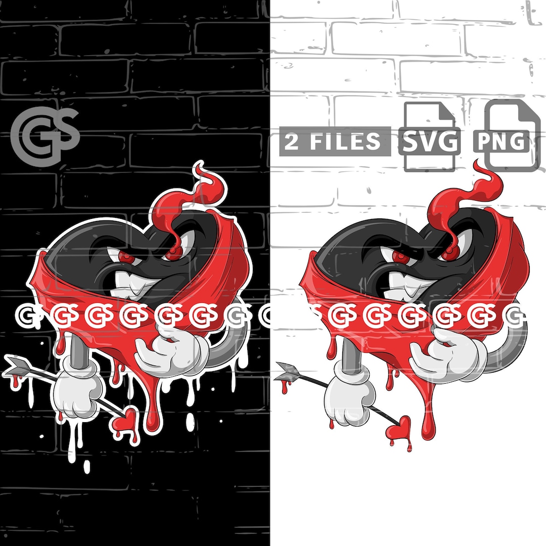 Unleashed Heart - SVG PNG, Graphic T-shirt Digital Design, Vector ...