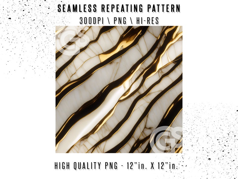Seamless PNG Gold Veined Marble Seamless Pattern Repeating - Etsy