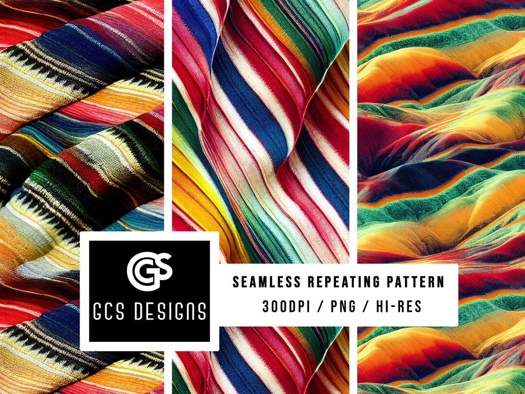 Seamless PNG Serape Style - Seamless Pattern Repeating Design File ...